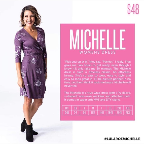 LuLaRoe | Dresses | Lularoe Michelle Dress Floral Daisies | Poshmark